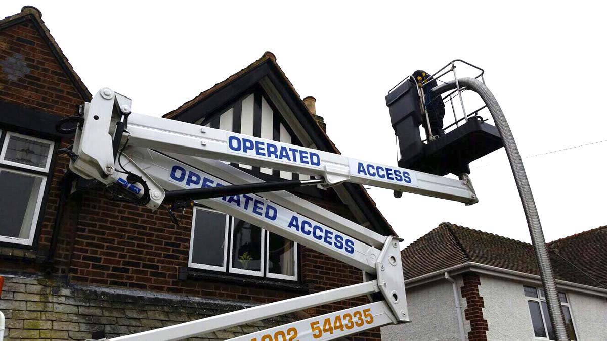 Flue Installation - Operated Access Ltd - Cherry Picker Hire